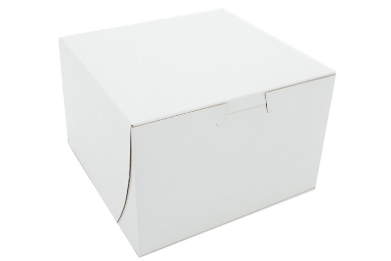 White 6x6x4 Bakery Box – Create Distribution Cake Supplies